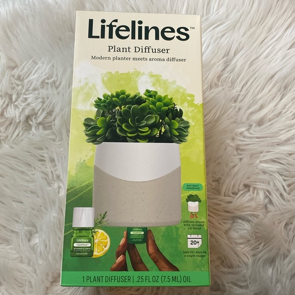 Lifelines | Other | Nwt Lifelines Plant Diffuser Rosemary Lemon | Poshmark